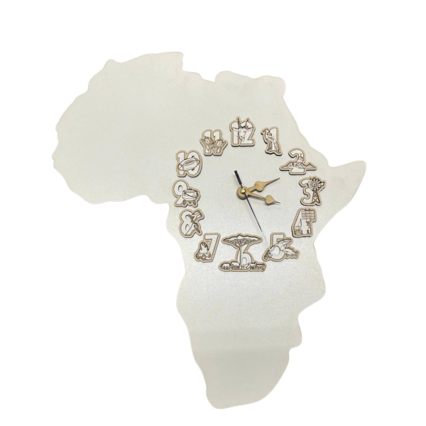 Africa Shaped Wall Clock – The Knorr Collection
