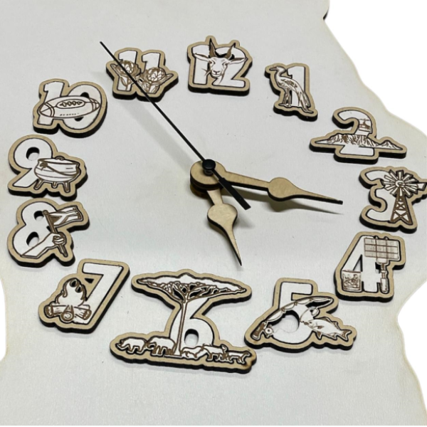 Africa Shaped Wall Clock – The Knorr Collection