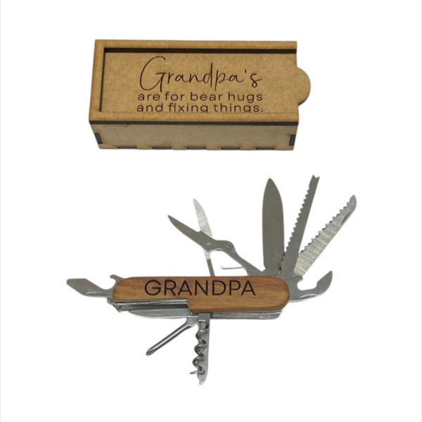 Standard Engraved Multi Tool - Grandpa – The Knorr Collection