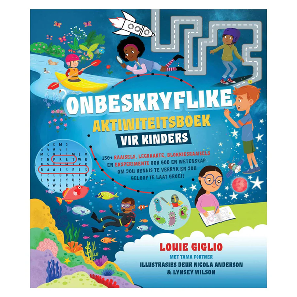 Onbeskryflike Aktiwiteitsboek vir Kinders: 150+ Raaisels, Legkaarte, B ...
