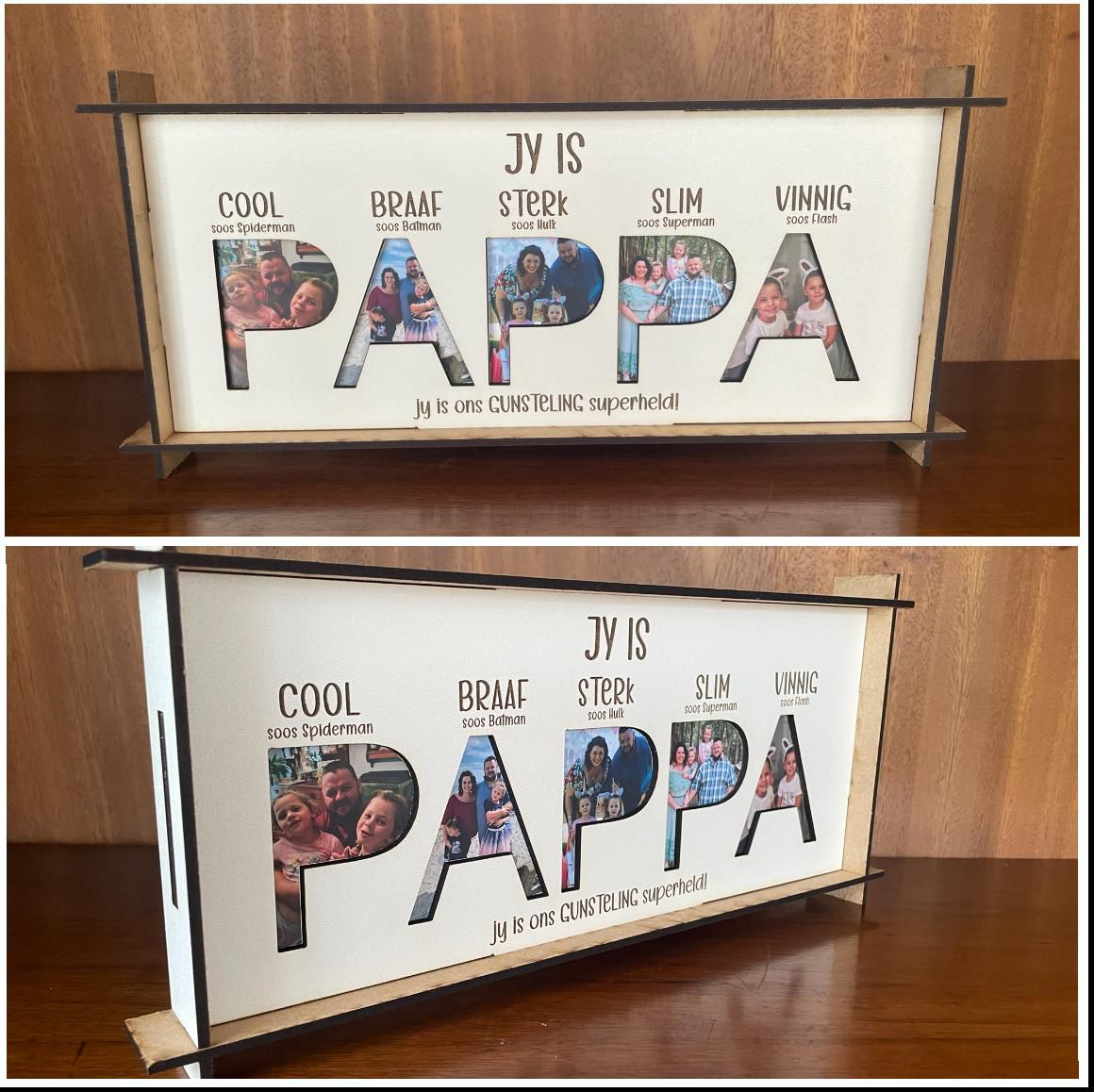 Personalized Pappa / Daddy Photo Frame – The Knorr Collection